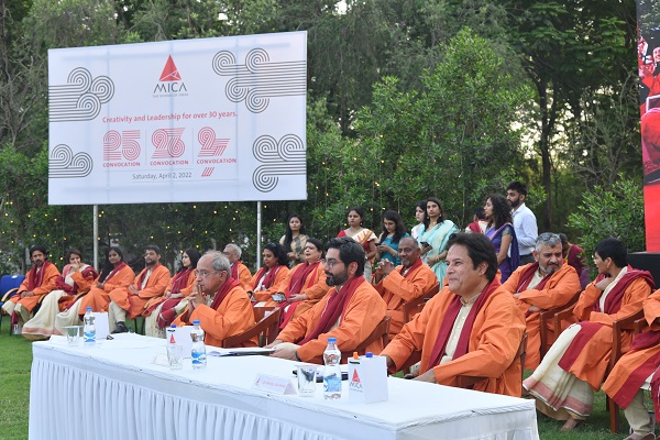 MICA hosts Convocation of three batches celeberating the graduation of ...